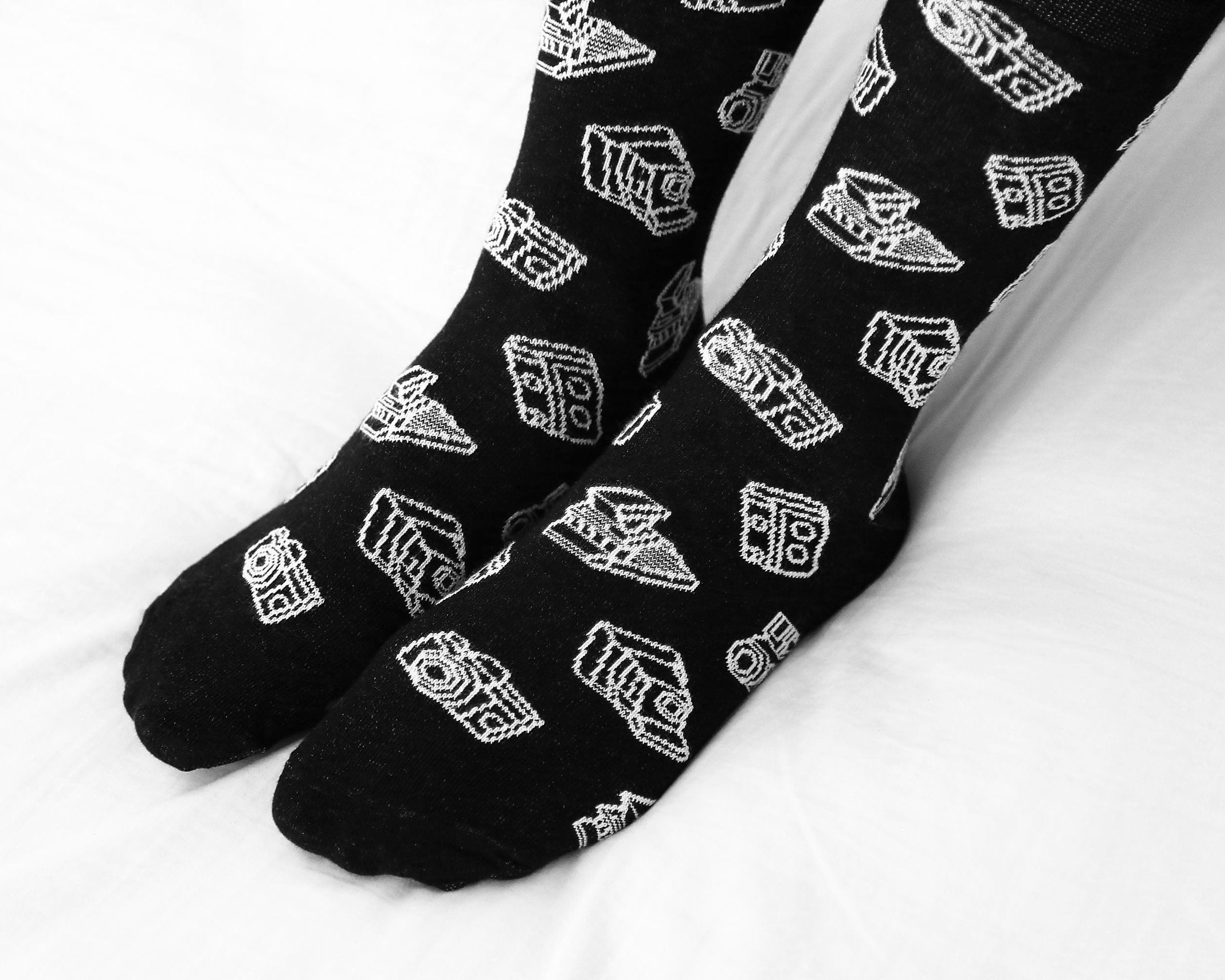 Cameras Socks / Black