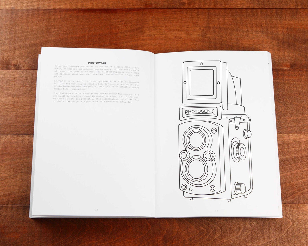 camera coloring book