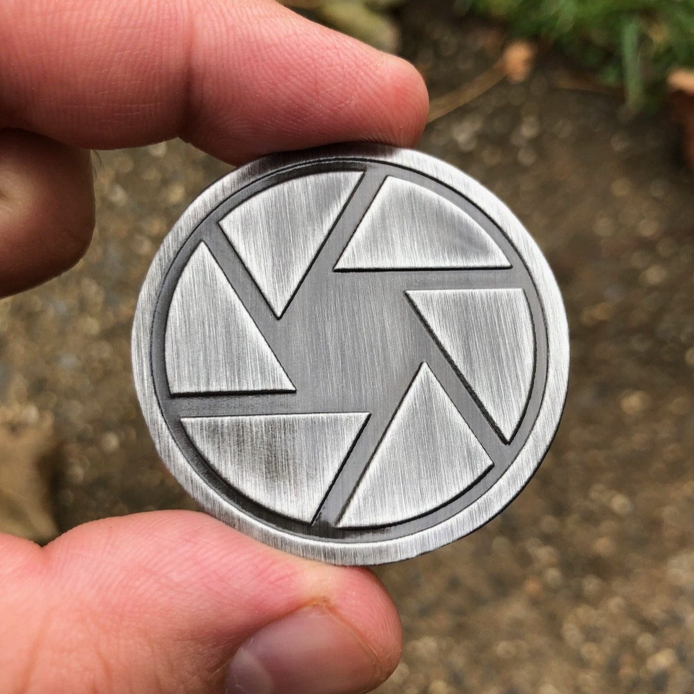 Metal Aperture Sticker